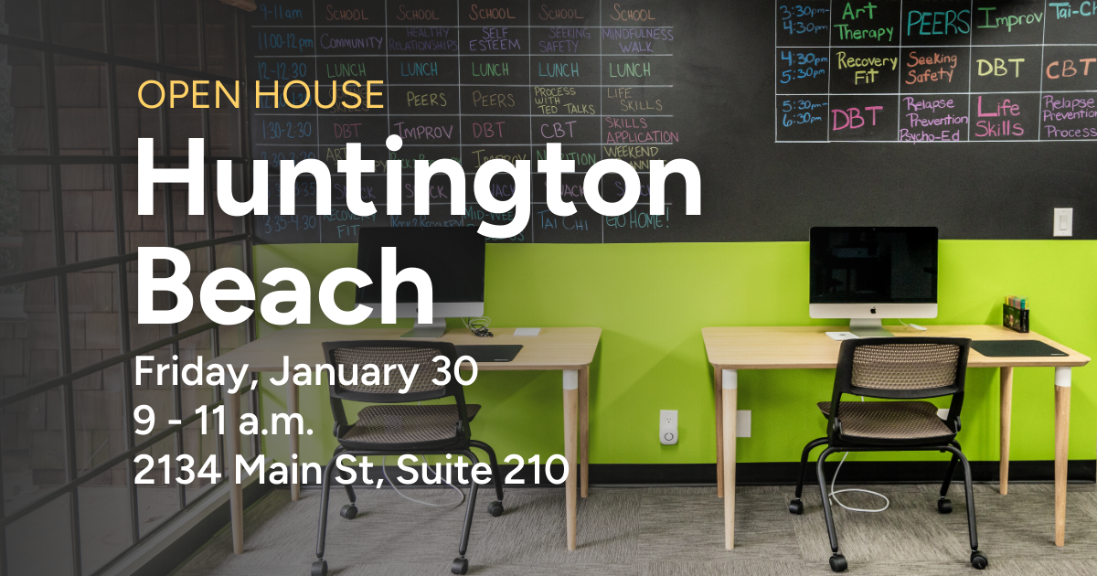 Huntington Beach Open House. - ROWI | Teen & Parent Wellness Center